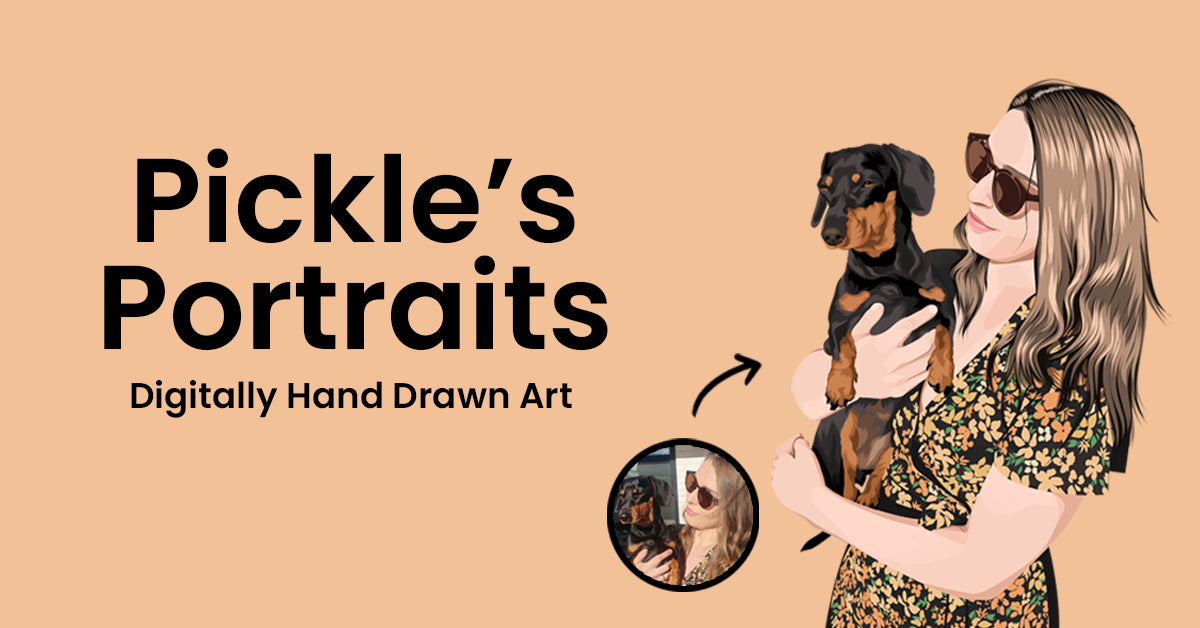 Pickles Pawtraits: Custom Pet & Human Digital Portraits – Pickle's Portraits